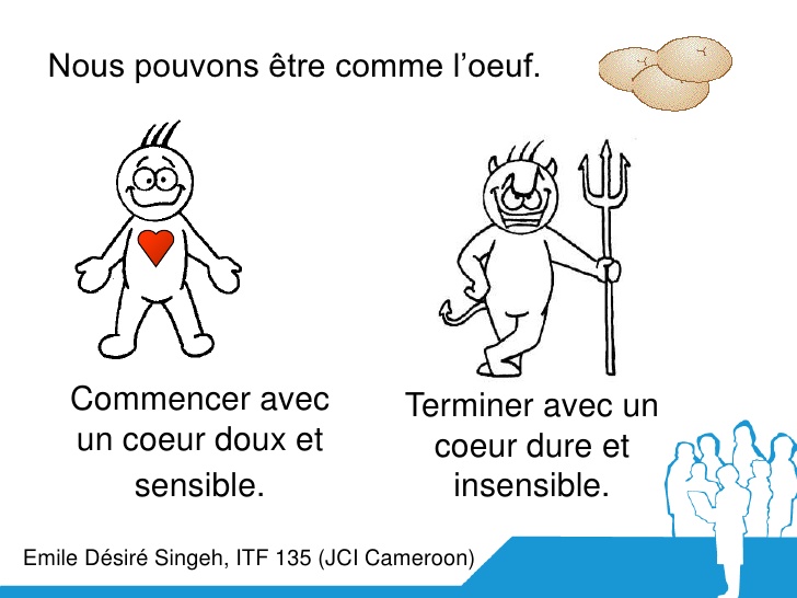 French Vocabulary Illustrated: insensible (endurci)
