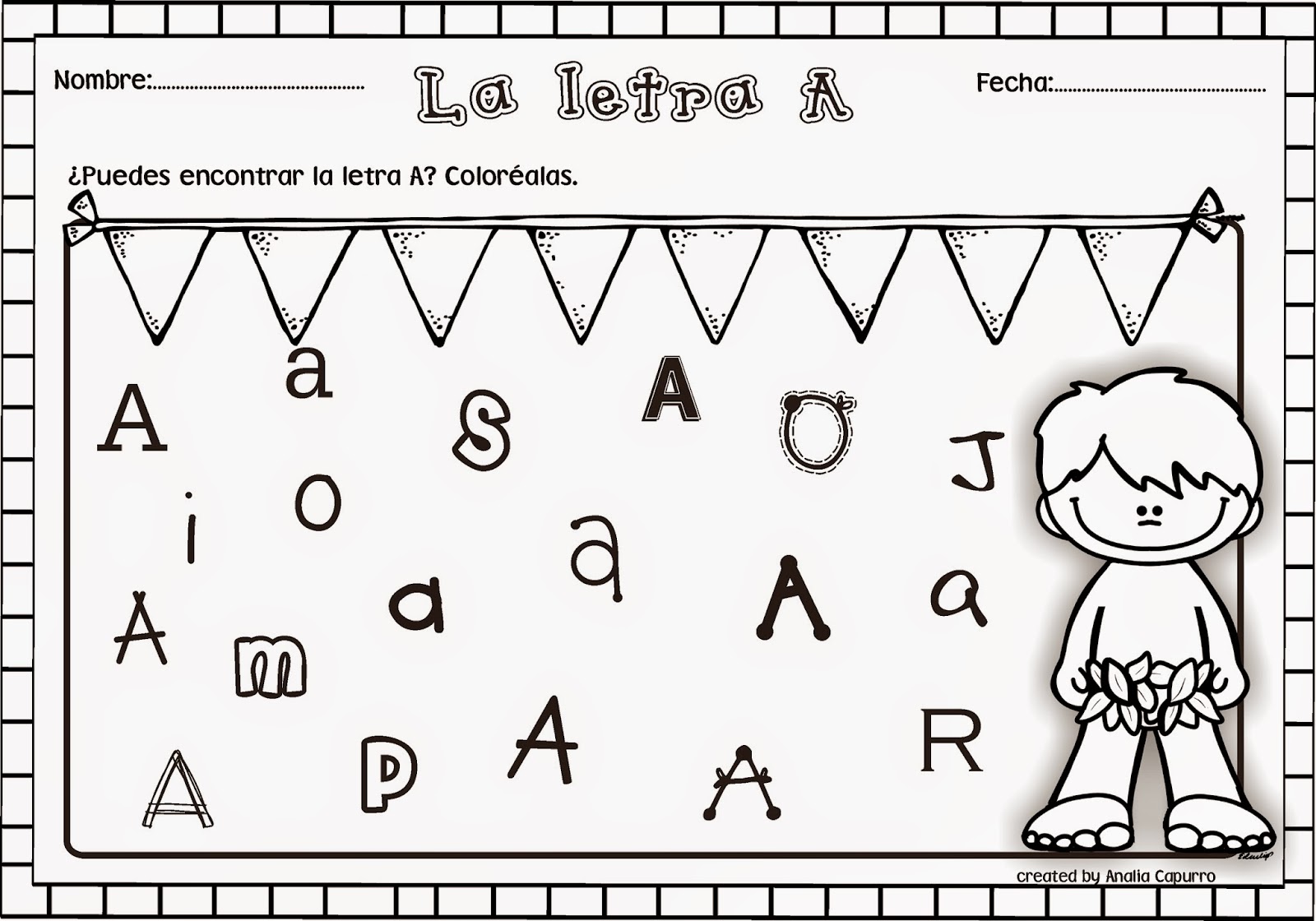 SGBlogosfera. María José Argüeso: TRABAJAMOS LA LETRA A