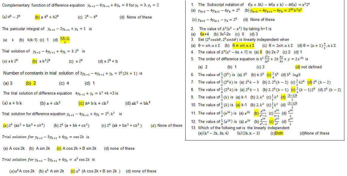 MTH401 Discrete Mathematics MCQ Questions For Exams Lpu mth401-discrete-mathematics-mcq-questions-for-exams-lpu