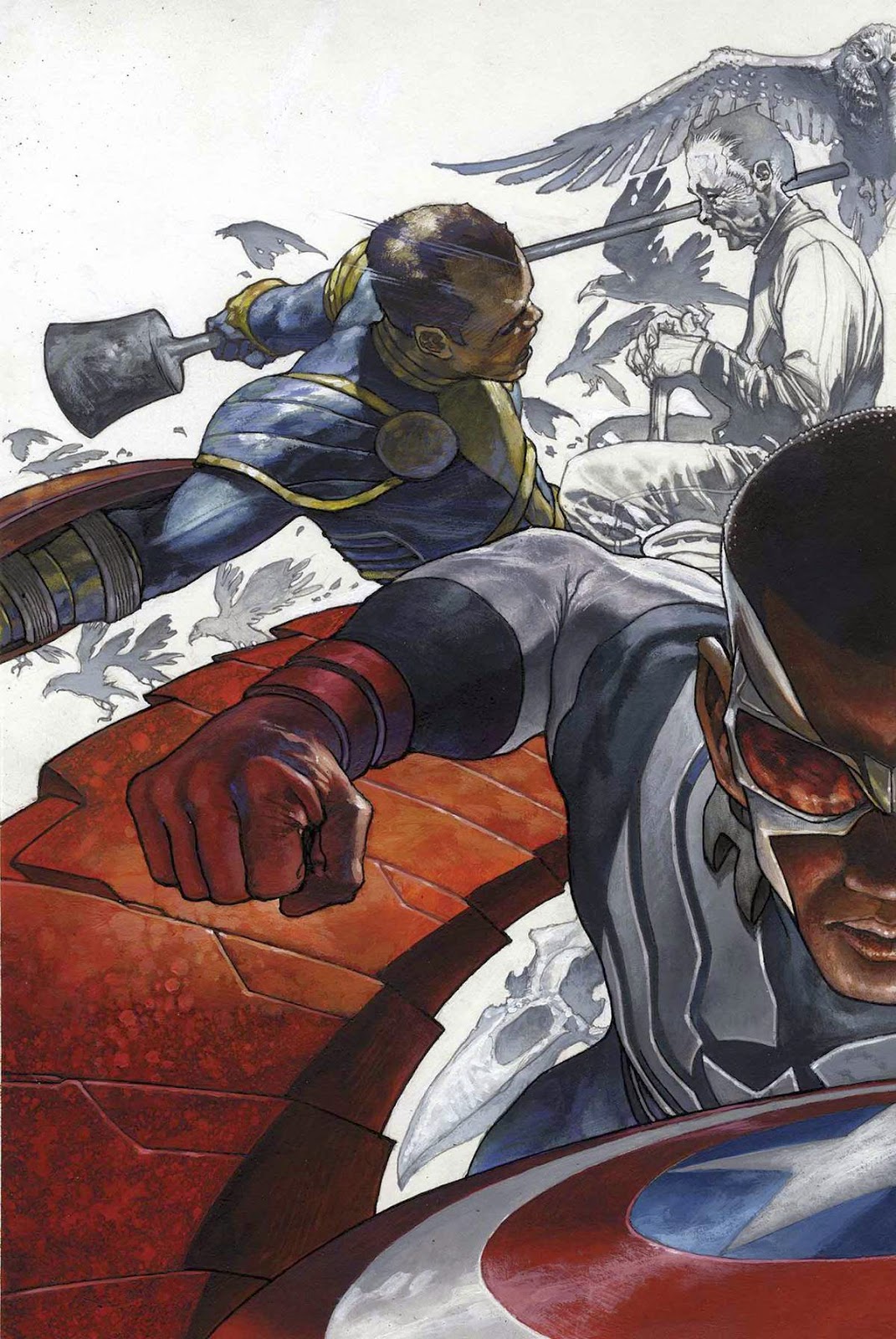 El Capitán América (Sam Wilson), por Simone Bianchi | Comicrítico