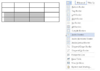 Microsoft Office 2013 Tutorials: How to Remove Border Lines of a Table