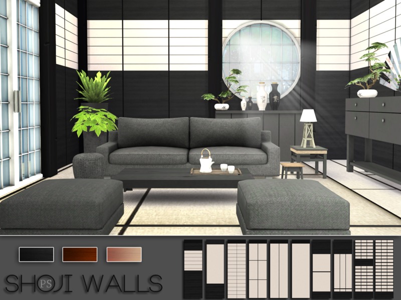 Sims 4 CC's - The Best: Walls by Pralinesims