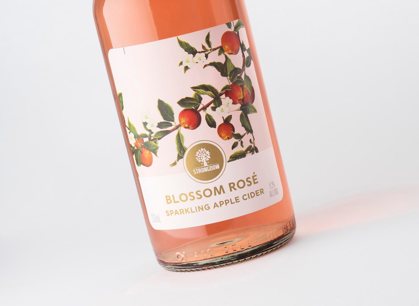 Strongbow Blossom Rosé Sparkling Apple Cider – Packaging Of The World