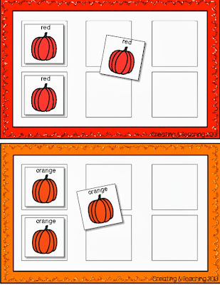 Pumpkin Color Sorting {FREEBIE} | creating & teaching