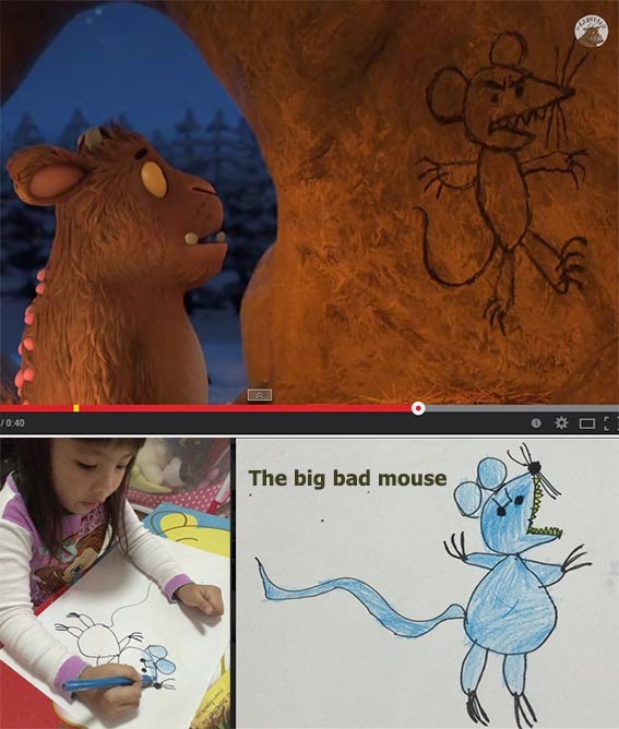 I am new Mommy คู่มือคุณแม่มือใหม่: big bad mouse and Gruffalo