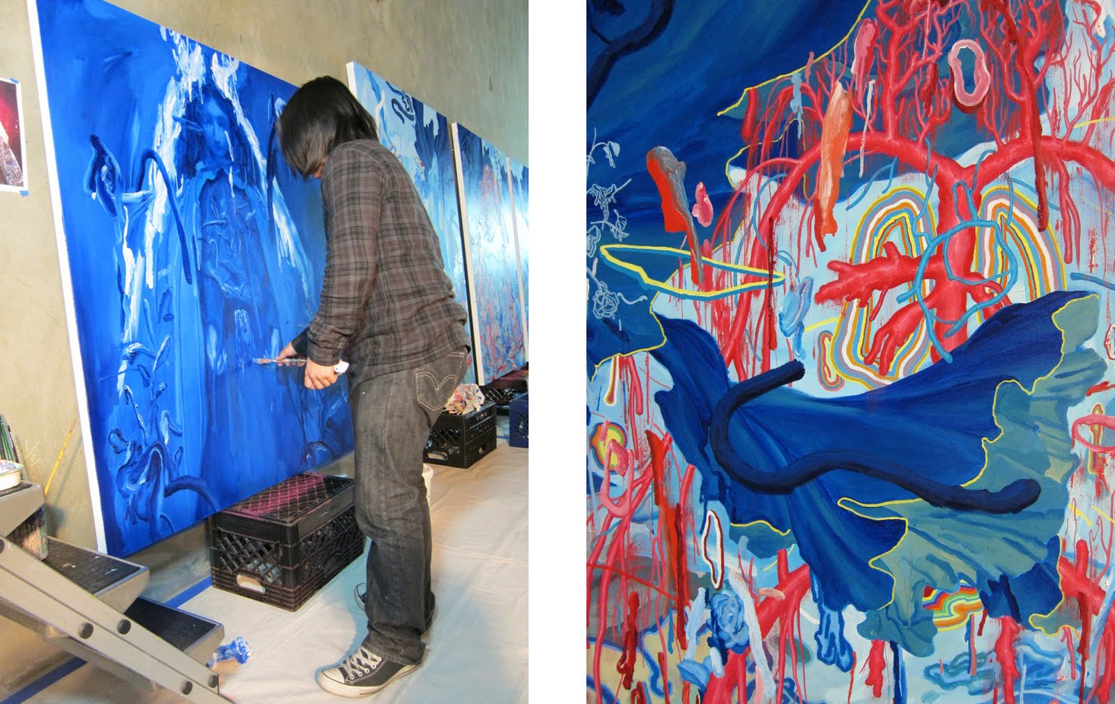 The Best Part - A Daily Art and Design Blog: James Jean Studio Visit