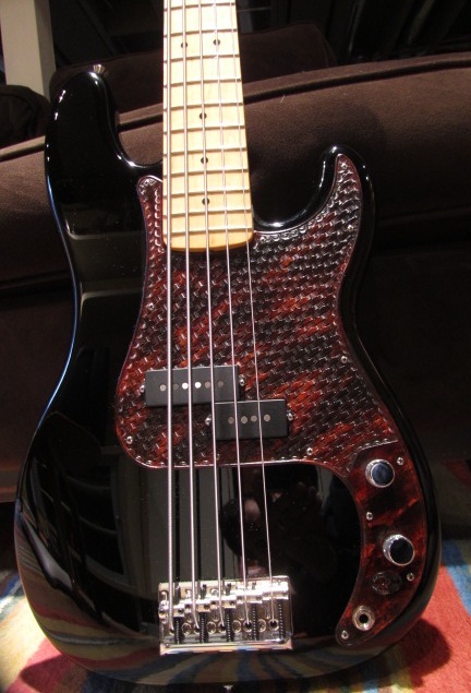 Just Outside of Dallas: Custom Pickguard for P-Bass V