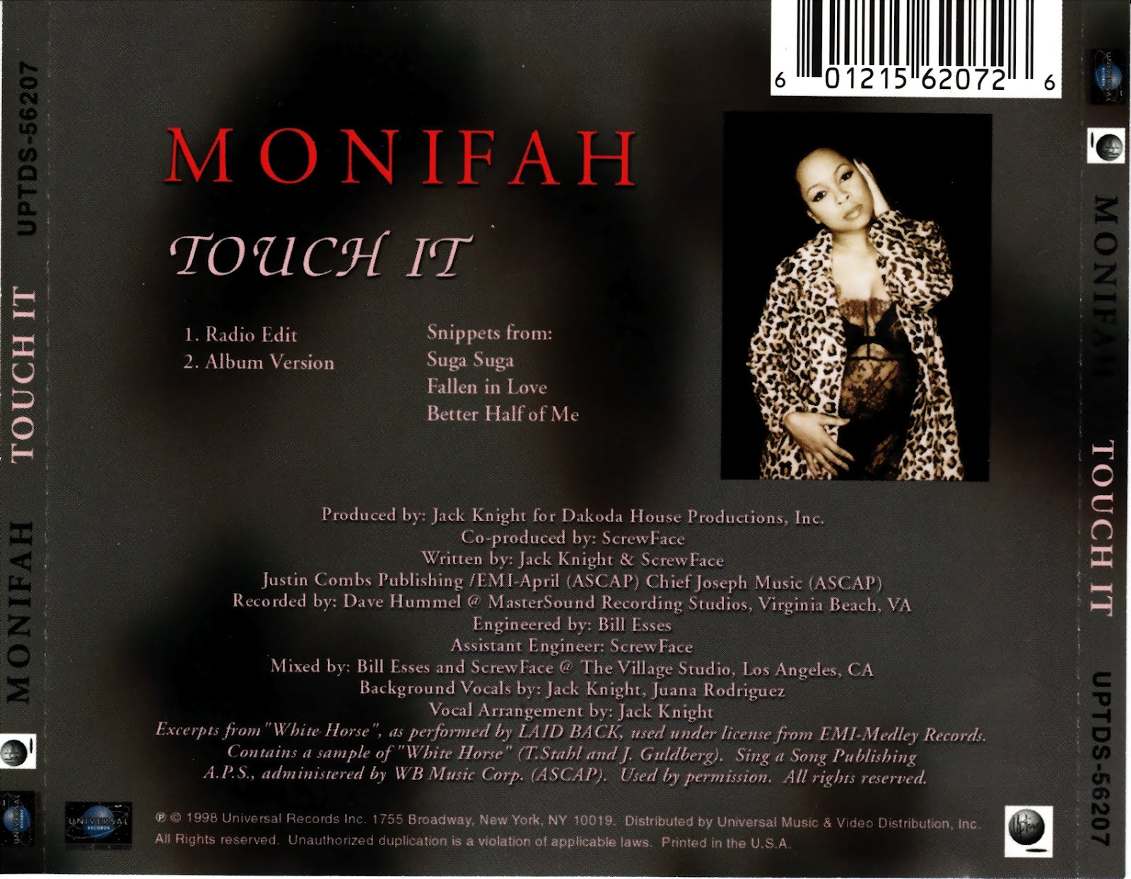 highest level of music: Monifah - Touch It-(CDS)-1998