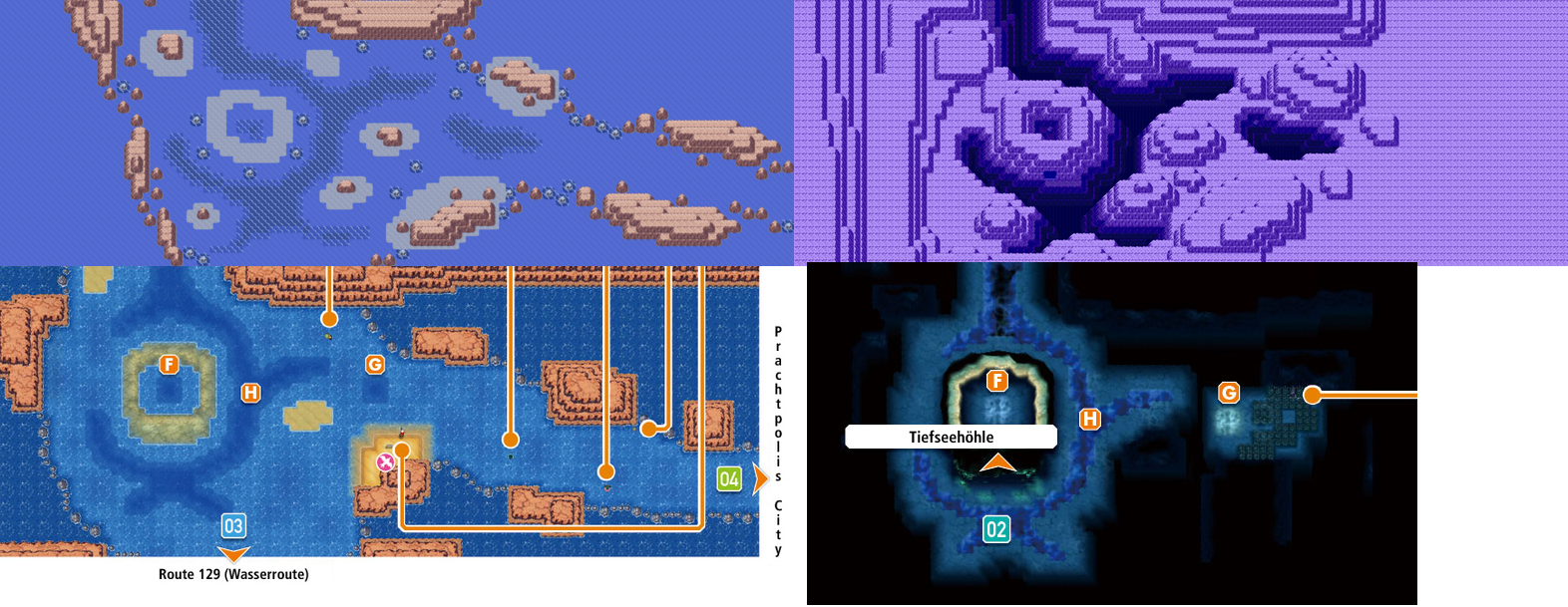 Turismo em Hoenn: Rota 124, Mossdeep City, Rota 125, Rota 126 ...