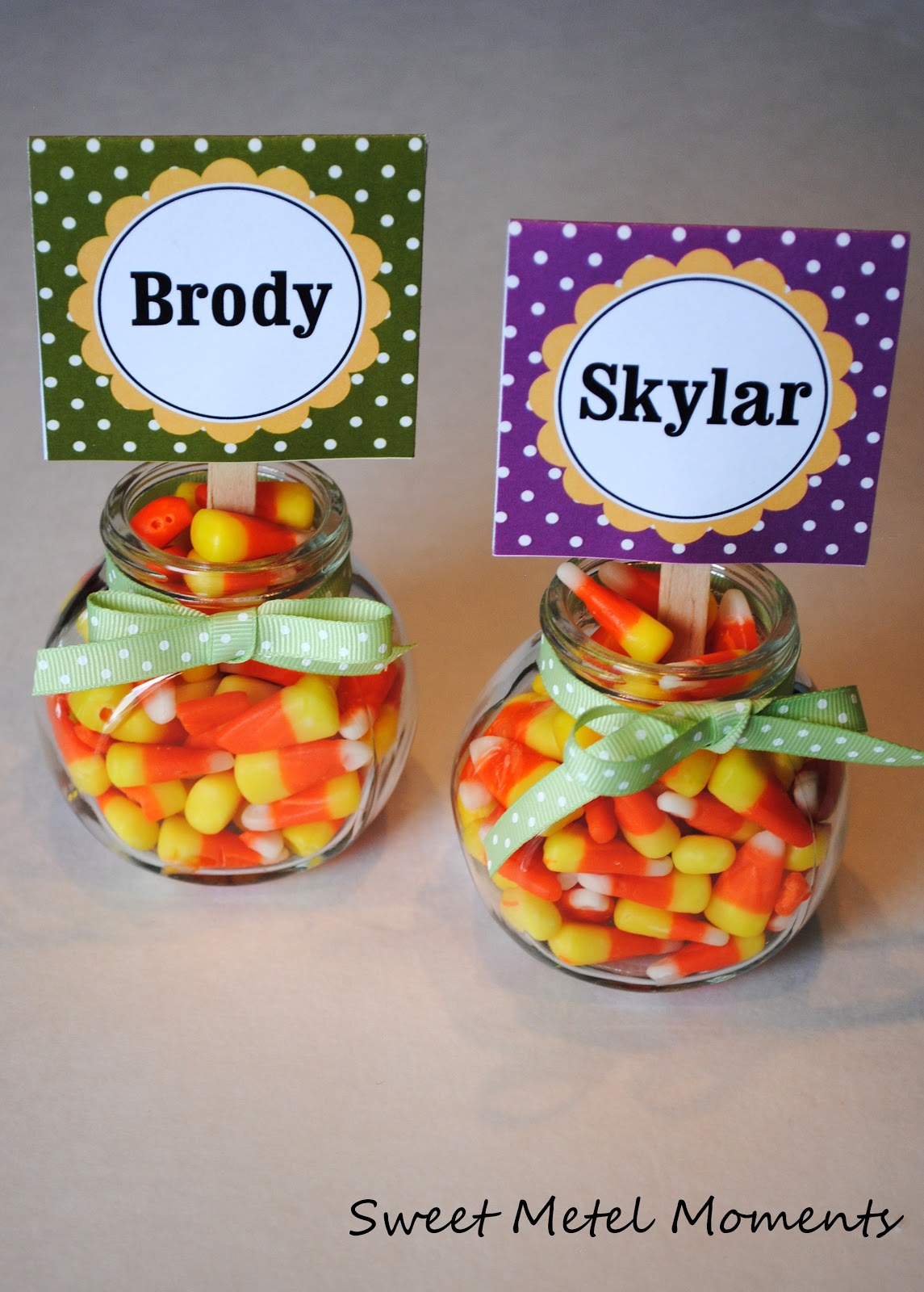 Sweet Metel Moments: Free Printable - Thanksgiving Placecards