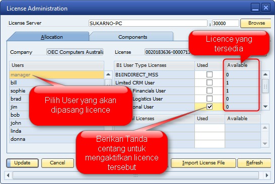 Sap business one licensing - fodkin