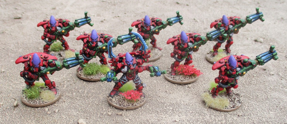 Tim's Miniature Wargaming Blog: Warp Spiders and Wraithlords