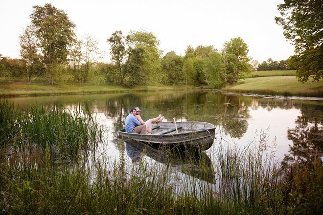 Engagement Session: Rowing Away Into Love - Belle The Magazine