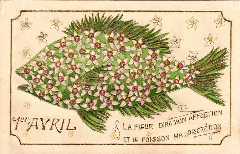 Over the Rainebeau: Le Poisson d'Avril! Happy April Fool's Day!