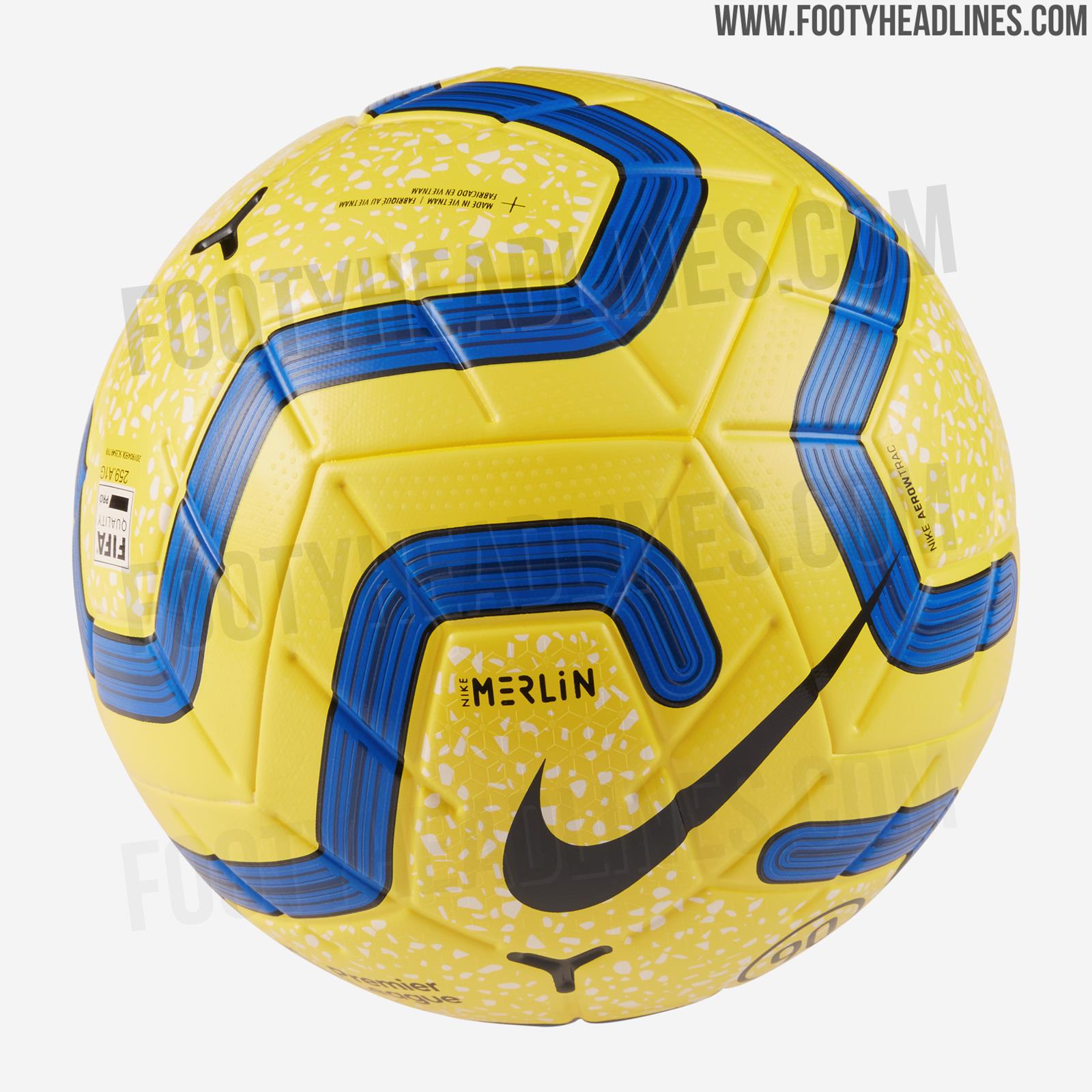 Total 90 Logo: Nike Merlin Premier League 19-20 Winter Ball Leaked ...