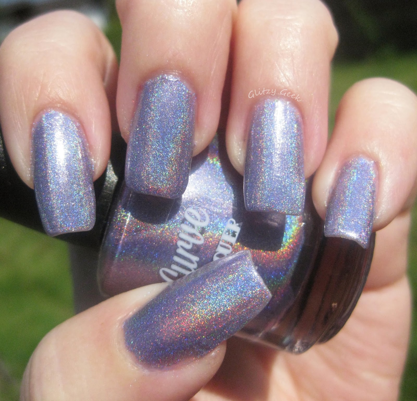 The Glitzy Geek: Review: "Ultra Holo Purple" from Above the Curve