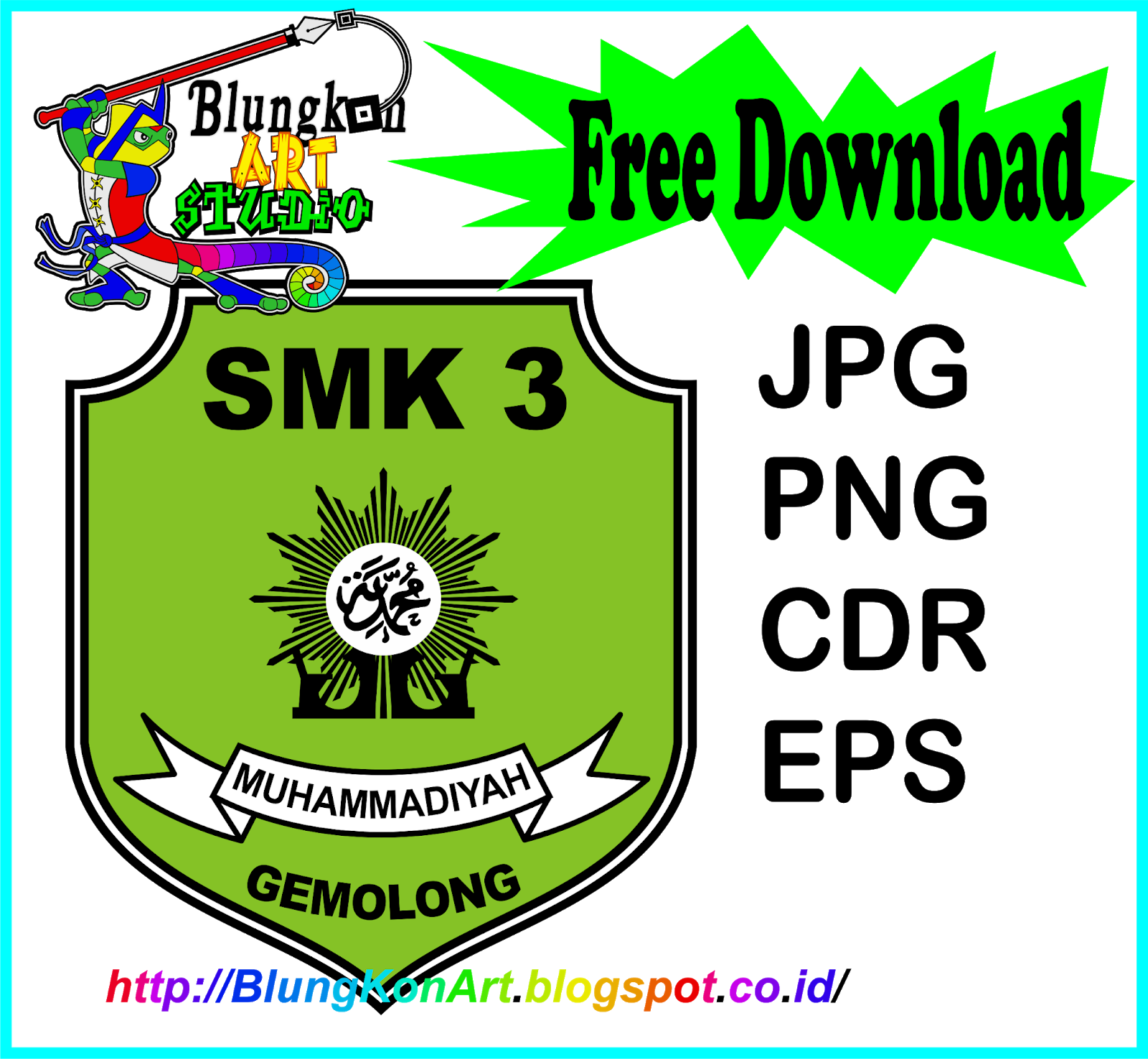Logo SMK MUHAMMADIYAH 3 GEMOLONG vector dan png transparan HD ...