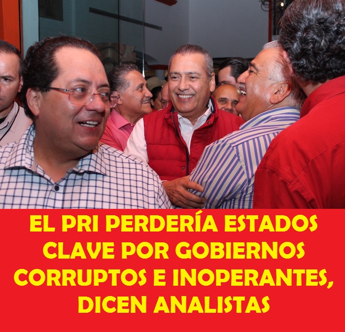 DESARMADOR POLITICO: EL PRI PERDERÍA ESTADOS CLAVE POR GOBIERNOS ...