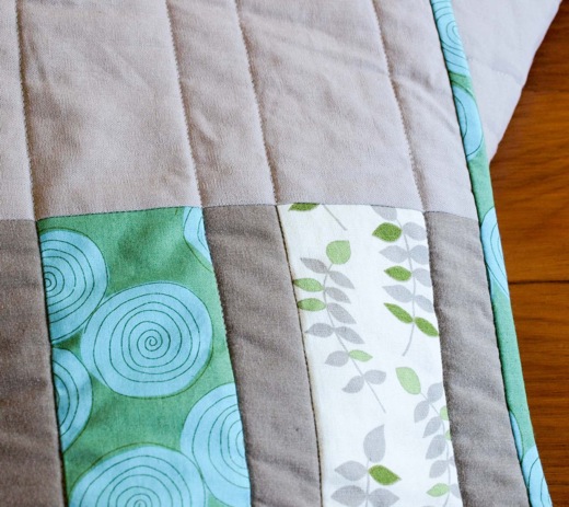 Organic Quilt Company: Custom Quilt in Earth Tones
