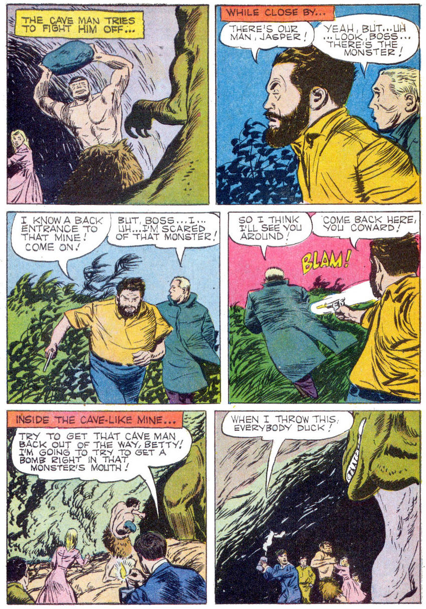 Pappy's Golden Age Comics Blogzine: Number 1160: Jesse Marsh's Dinosaurus!