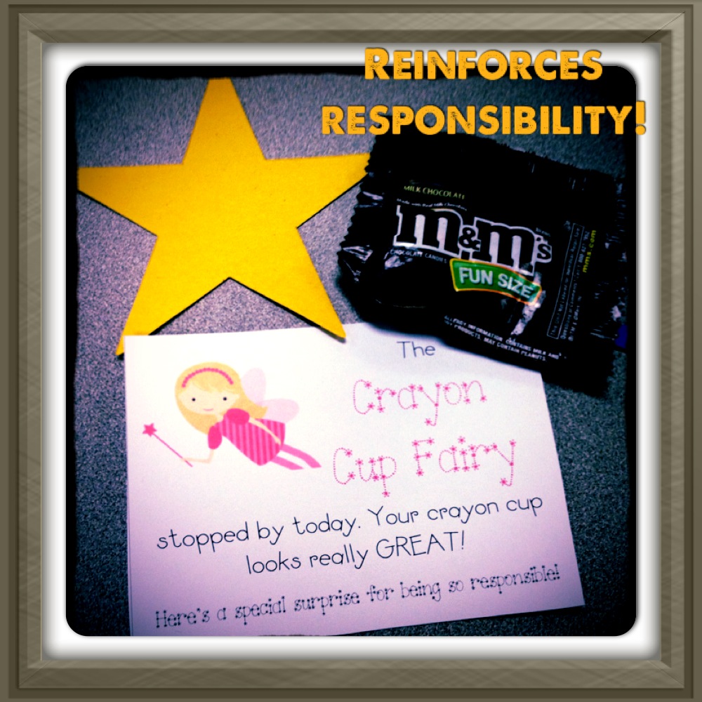 Kinder Corner: The "Crayon Cup Fairy" came today!