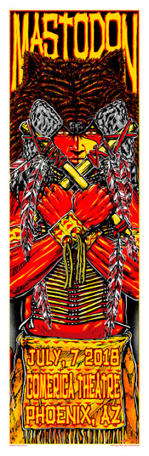 INSIDE THE ROCK POSTER FRAME BLOG: Kyler Sharp Mastodon Phoenix Poster ...