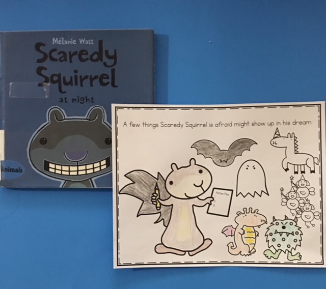 FREE SCAREDY SQUIRREL AT NIGHT RETELLING PAGE ~ Book Units by Lynn