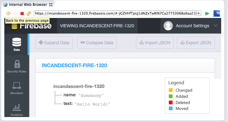 Dinis Cruz Blog: Using Firebase to sync data with a webpage (via Javascript, REST and Firebase ...