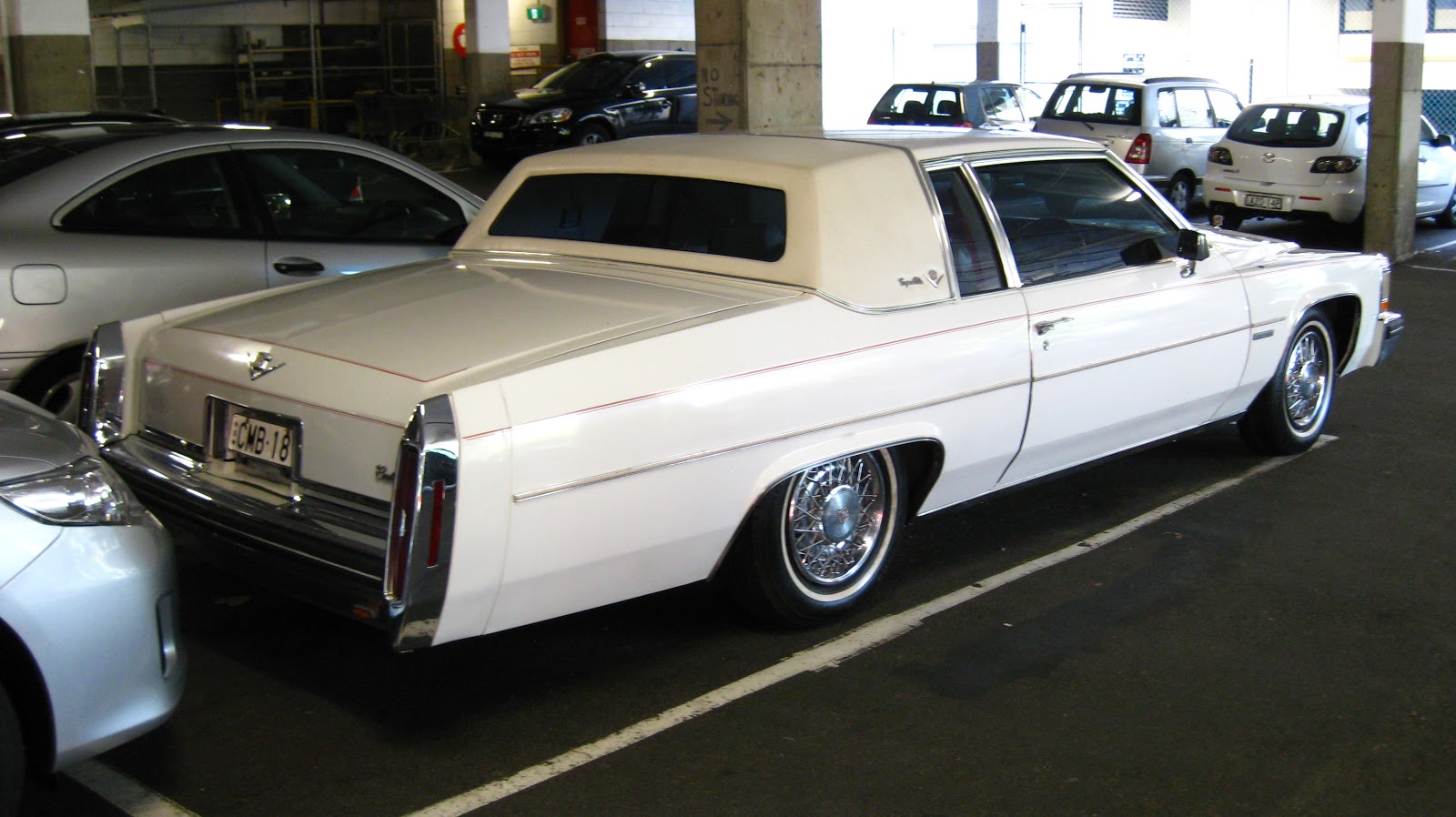 Aussie Old Parked Cars: 1983 Cadillac Coupe deVille HT 4100