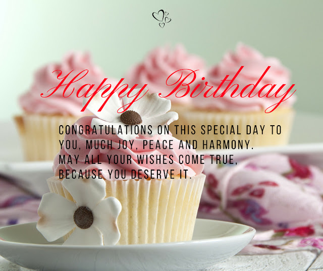 Congratulations on this special day to you