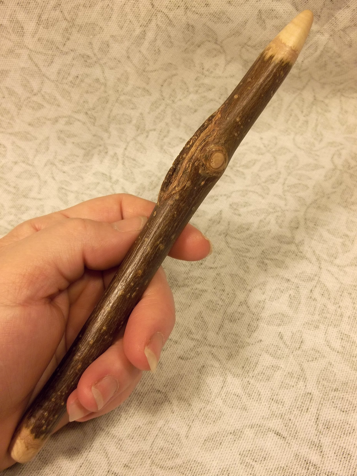 Wands by Tree: Sturdy Smooth Rustic Ash Wood Wand 10 plus inch