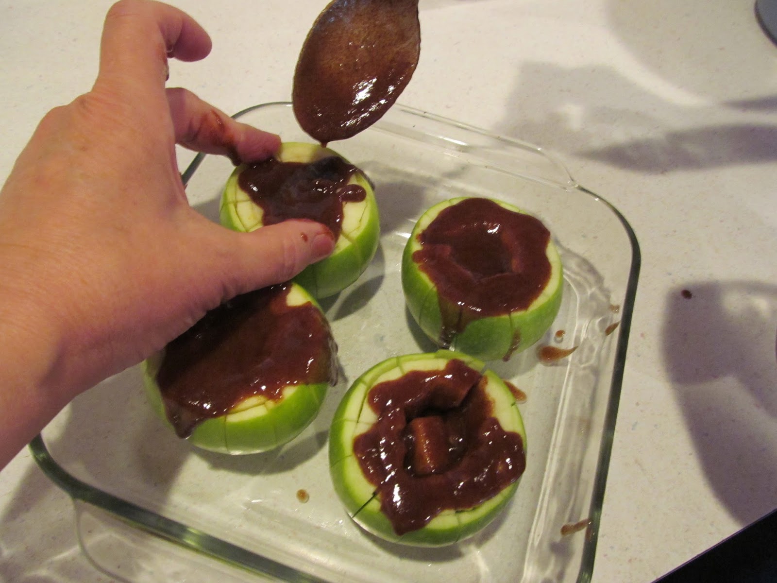 Savings for Sisters: Recipe - Blooming Baked Apples