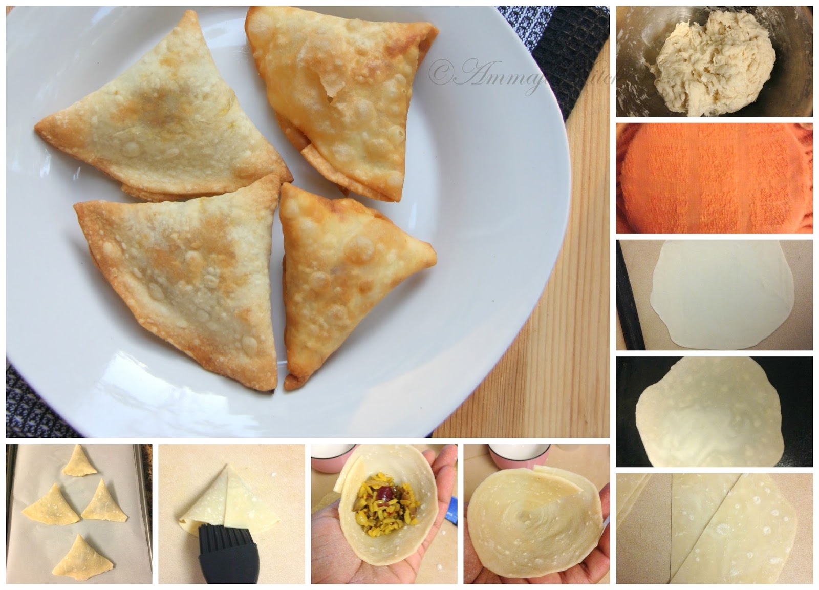 Onion Samosa | Indian Food Recipes | Ammaji Kitchen