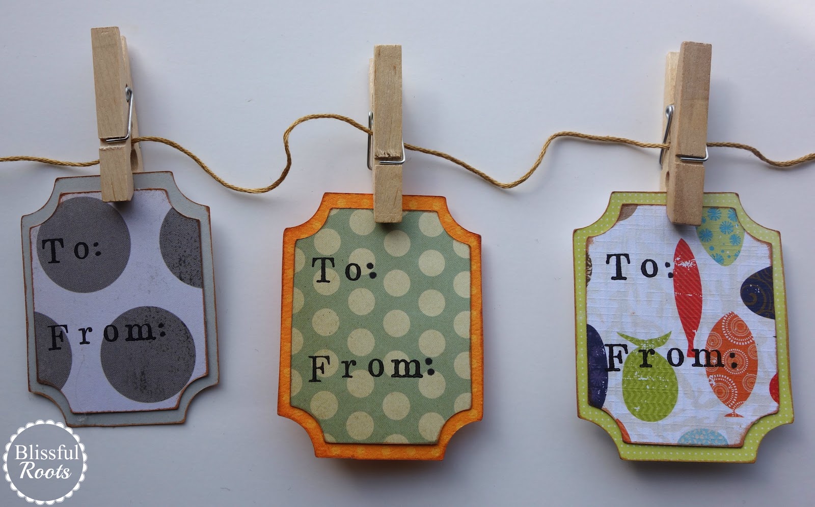 BLISSFUL ROOTS: DIY Gift Tags