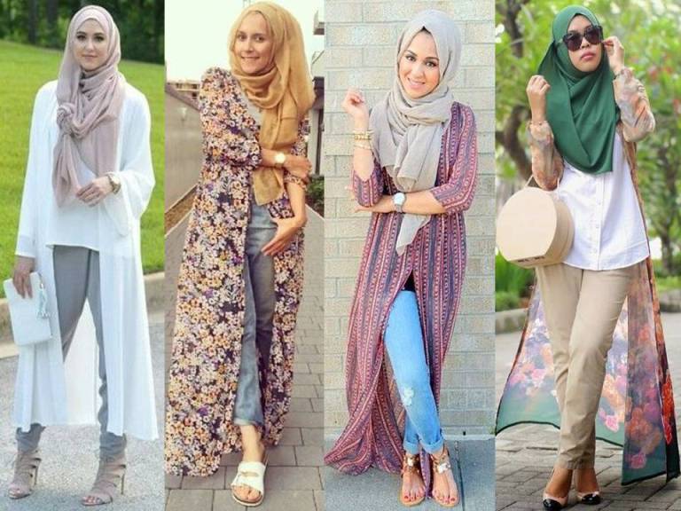 Makin Stylish dengan Fashion Hijab Long Cardigan