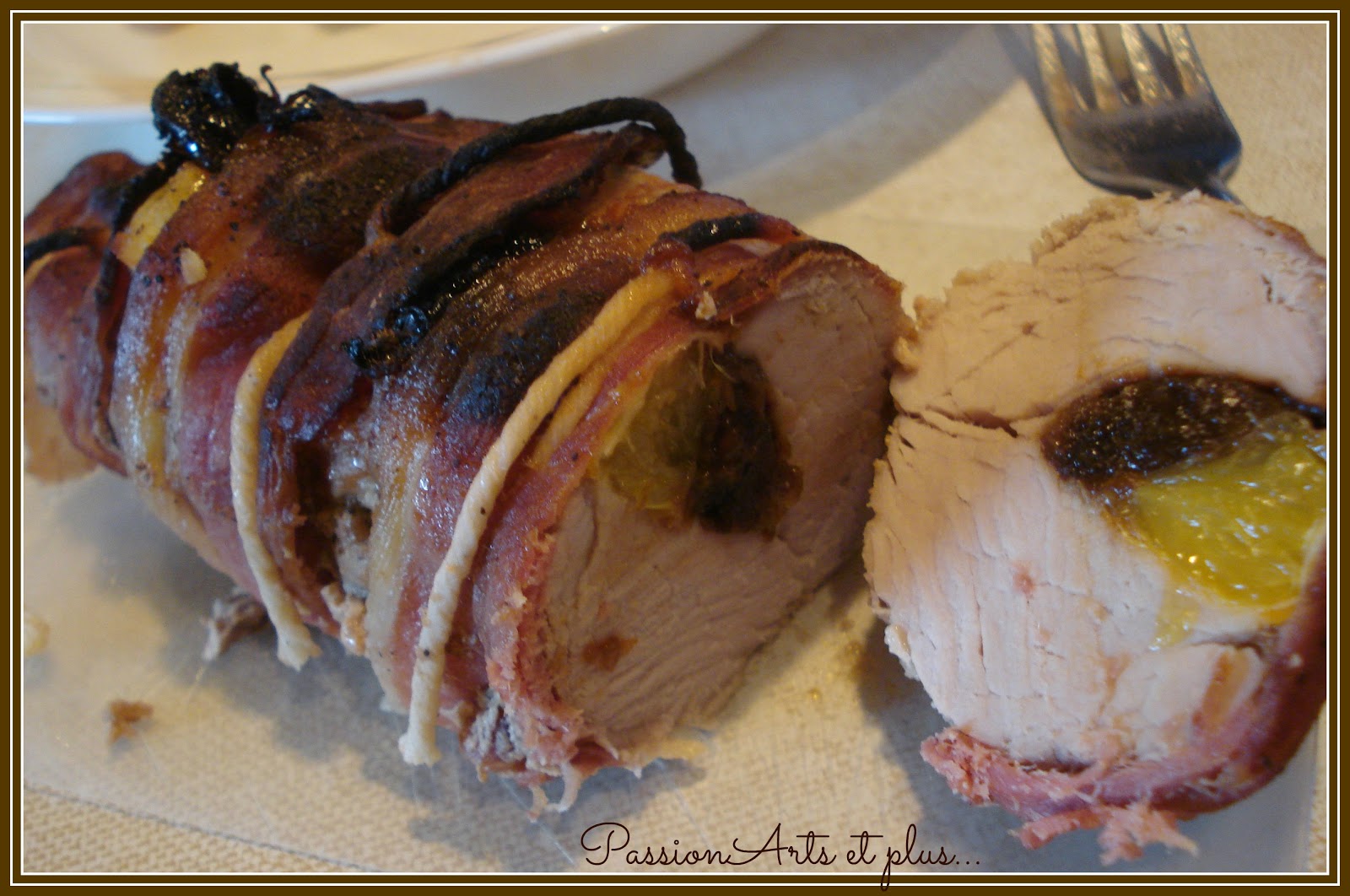Les recettes de Passionarts et plus...: Filet de porc farci aux oranges ...