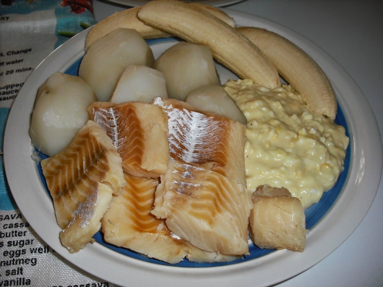 Recipe Marketing : Cod Fish And Banana Breakfast