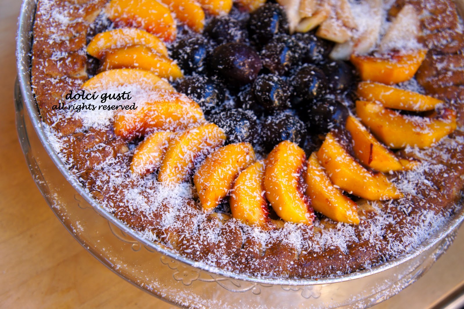 chocolate and cakes: rustic tart with chestnut cream