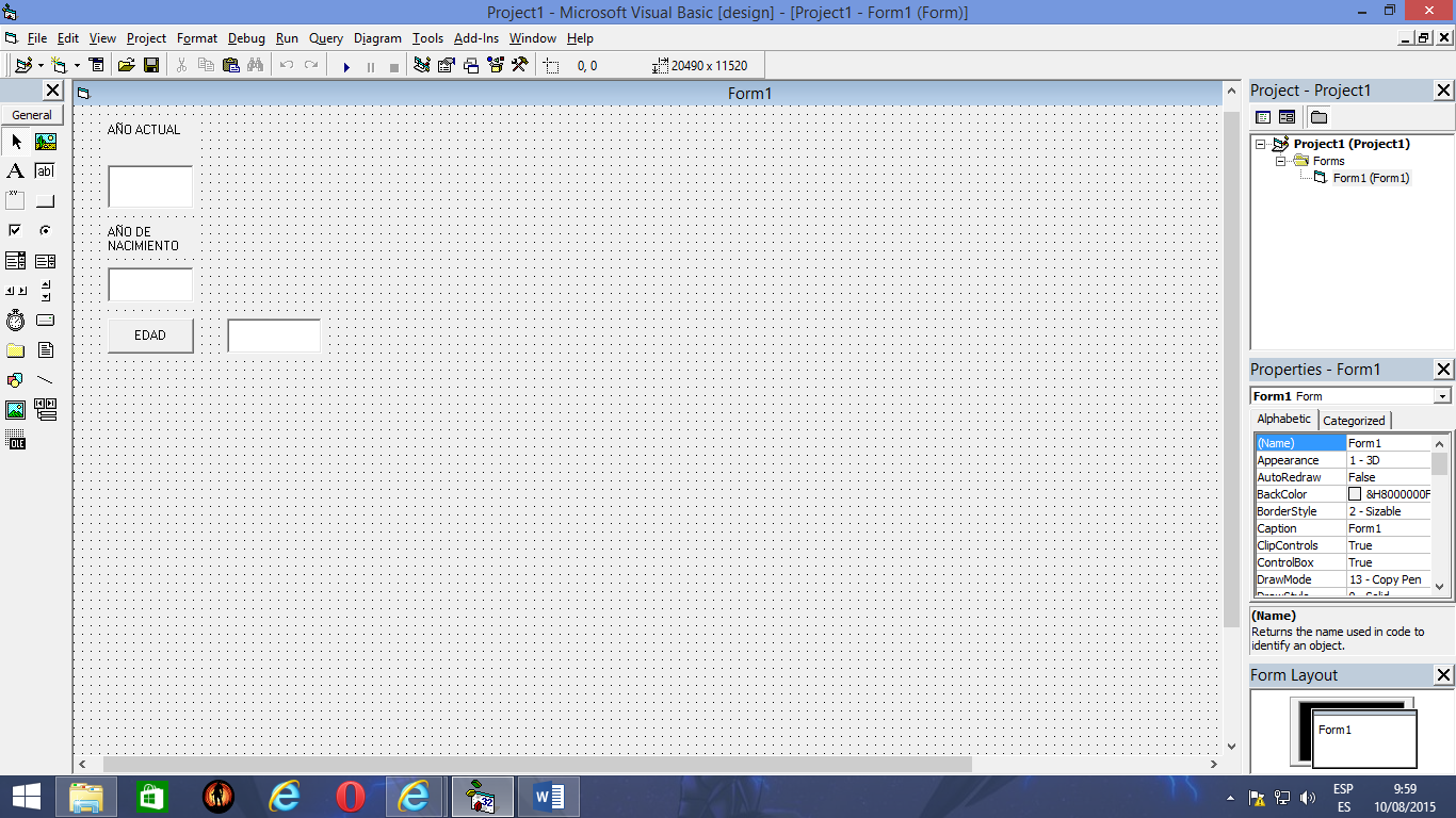 Como hacer un Programa en Visual Basic que permite ver la edad de una ...