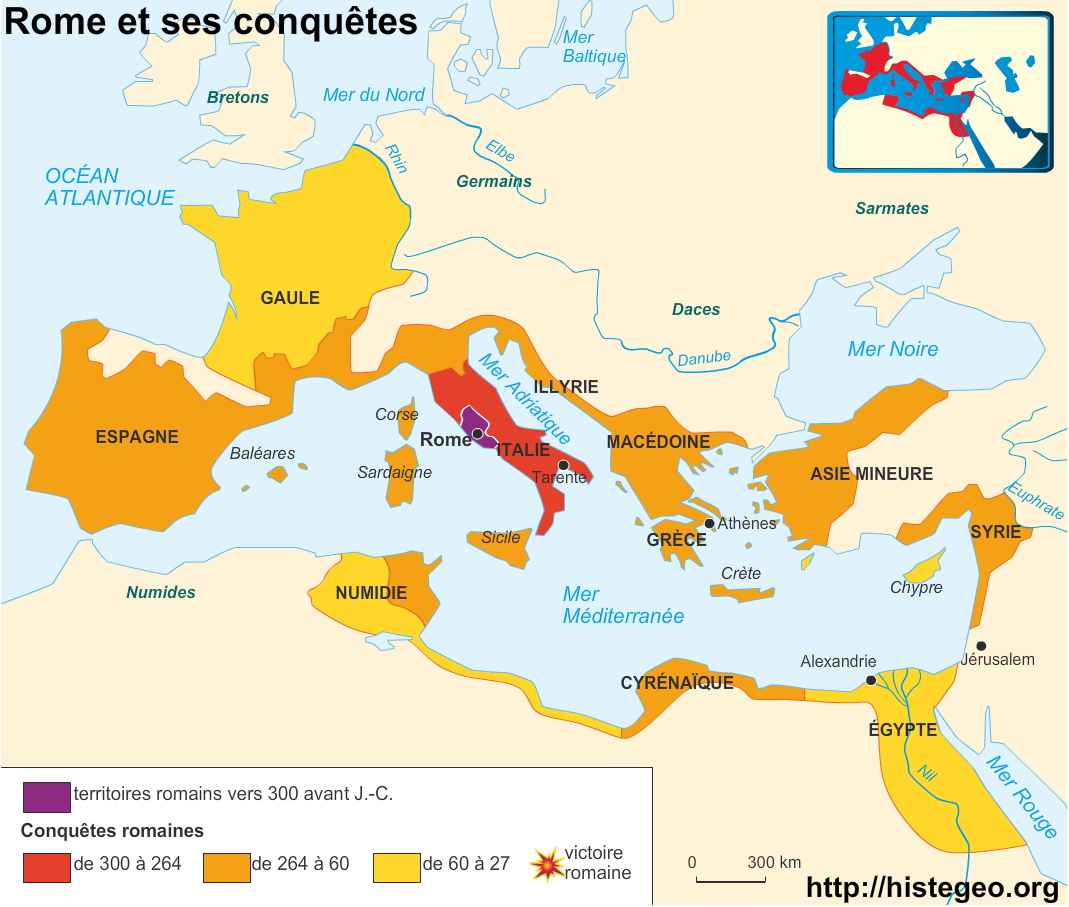 histgeolb: Les conquêtes de Rome