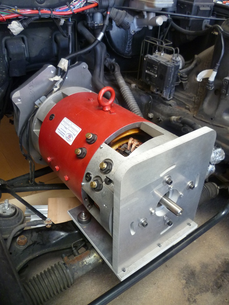 Z3 Roadster Elektroauto: Motor eingebaut!