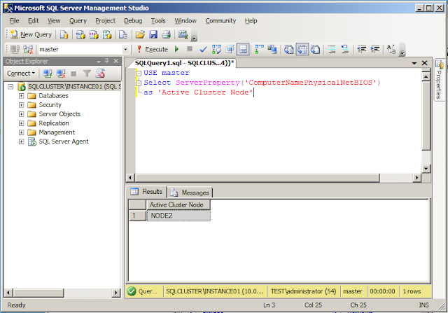 Timo Witza Enterprise IT Consulting: MS SQL cluster: determine active ...