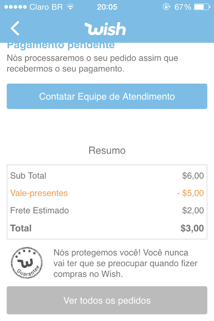 Minha experiência em comprar no WISH - Keylla Brito Blog