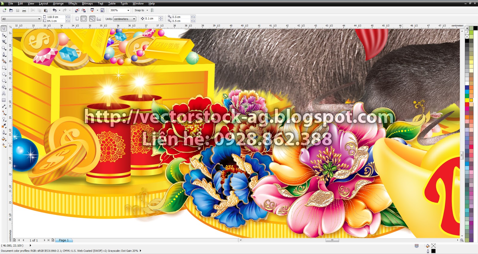 Vector bầy chuột chúc tết 2020 - 150.000 đ