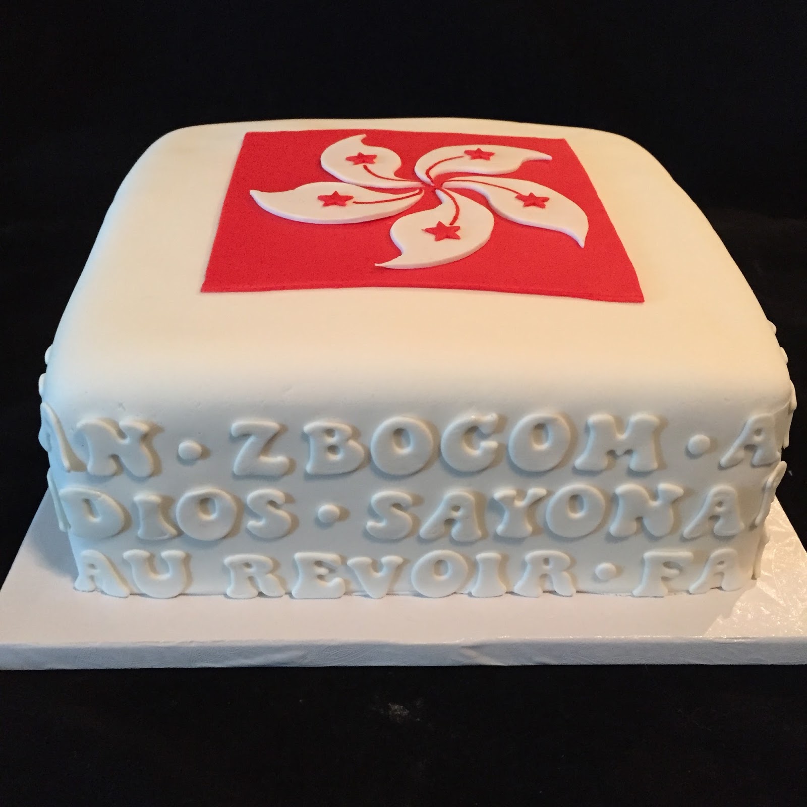 Farewell Cake, from Toronto to Honk Kong