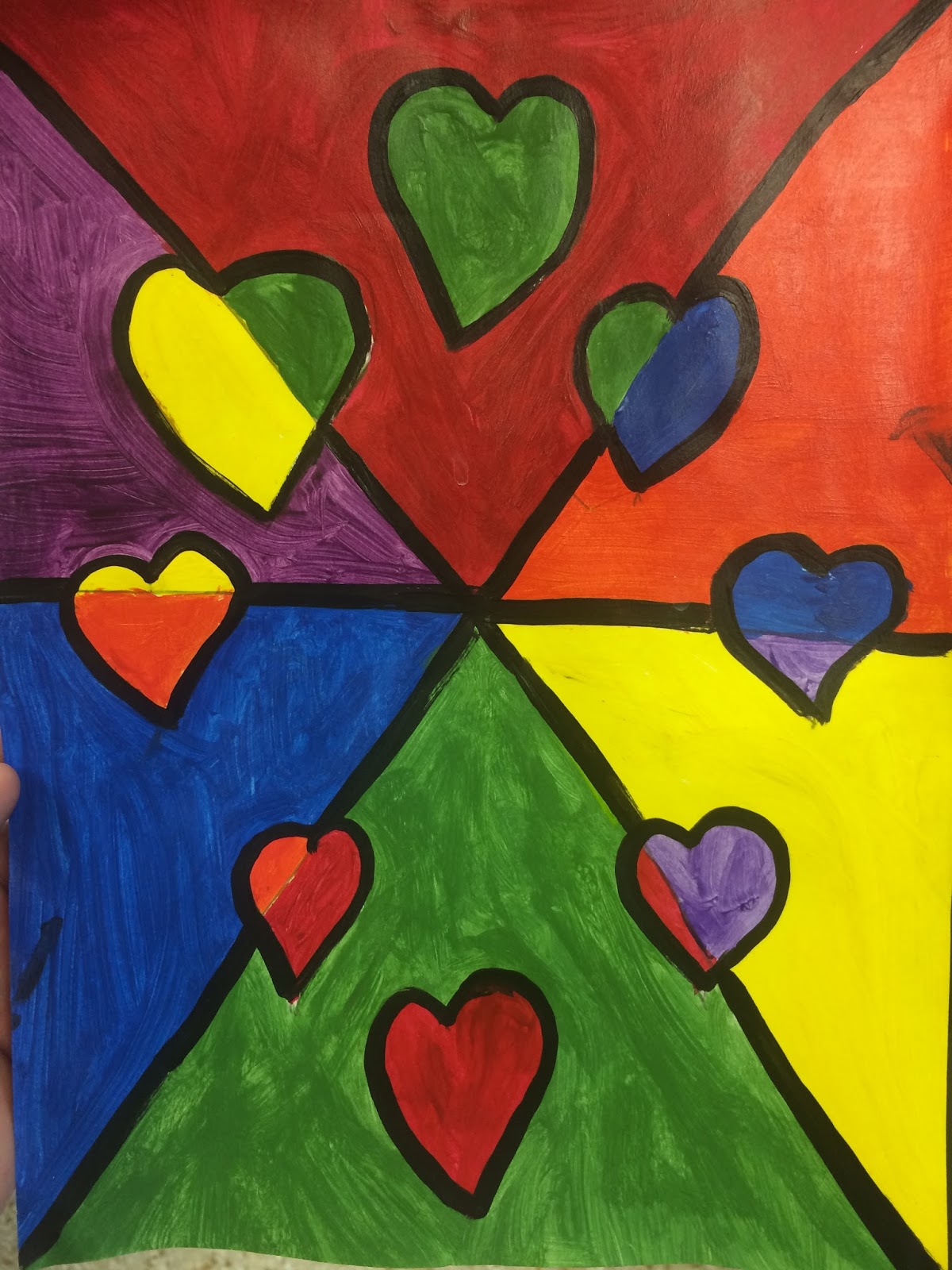 Mr. D's 5th and 6th Grade Art: 5th Grade Color Wheel Project