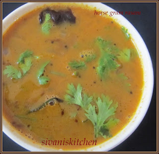 Sivani's Kitchen: Horse Gram Rasam / Ulavala Charu