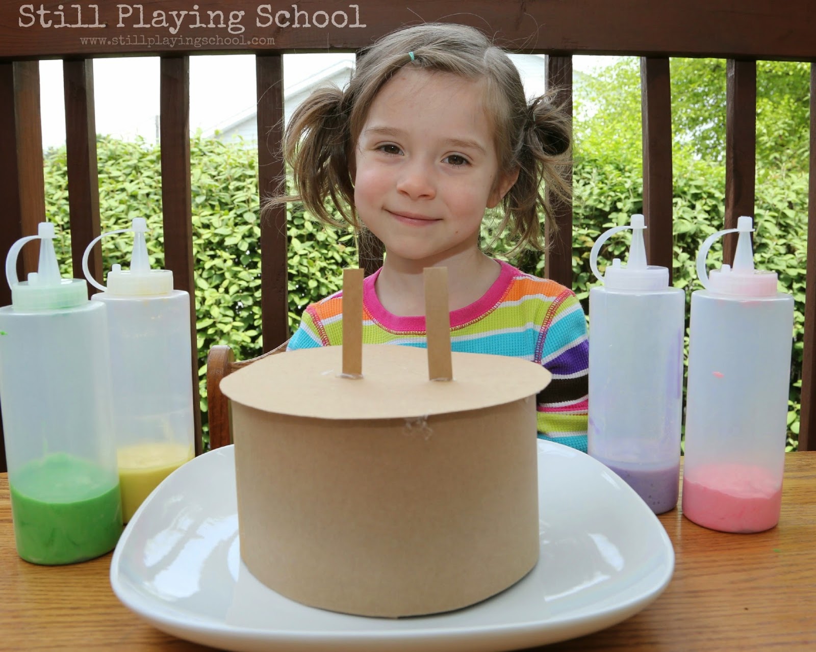 Puffy Paint Cake Decorating | Still Playing School