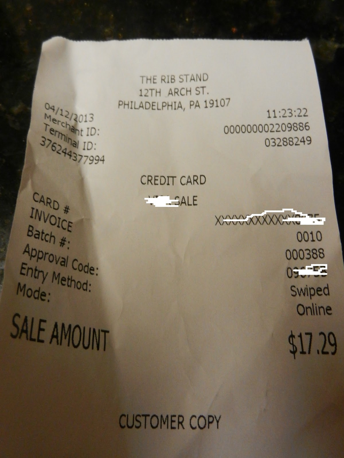 Belly of the Pig: The Rib Stand Review