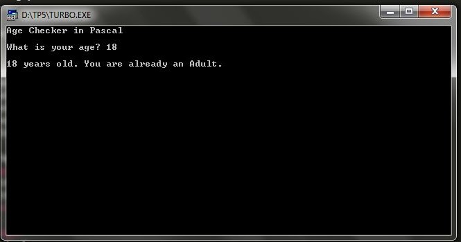 Free Programming Source Codes And Computer Programming Tutorials Age Checker In Pascal 8270